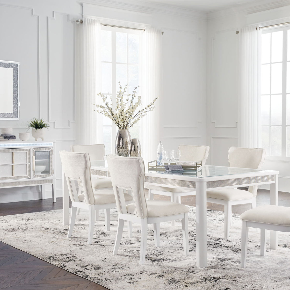 Chalanna - Rectangular Dining Room Extension Table Set – Neill’s Home Store